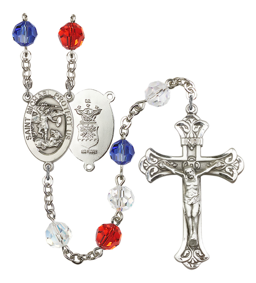 Hail MaryGifts | Jewelry | Saint Michael The Archangel R870 8mm Rosary ...